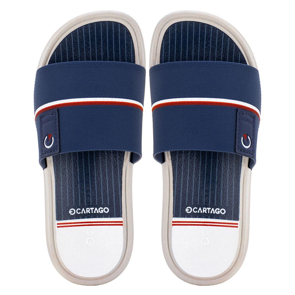CHINELO INFANTIL SLIDE DETROIT CARTAGO 12059 Azul