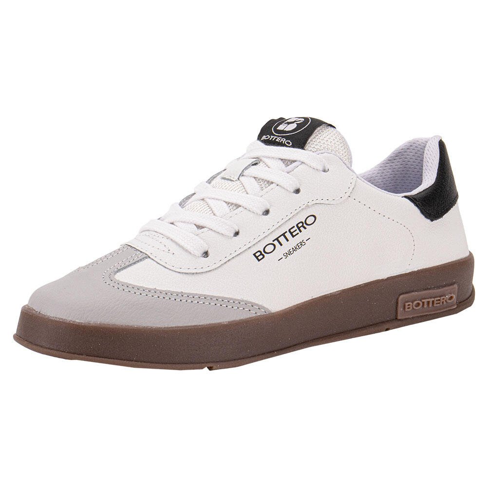 TÊNIS FEMININO CASUAL BOTTERO 364905 Branco/Preto