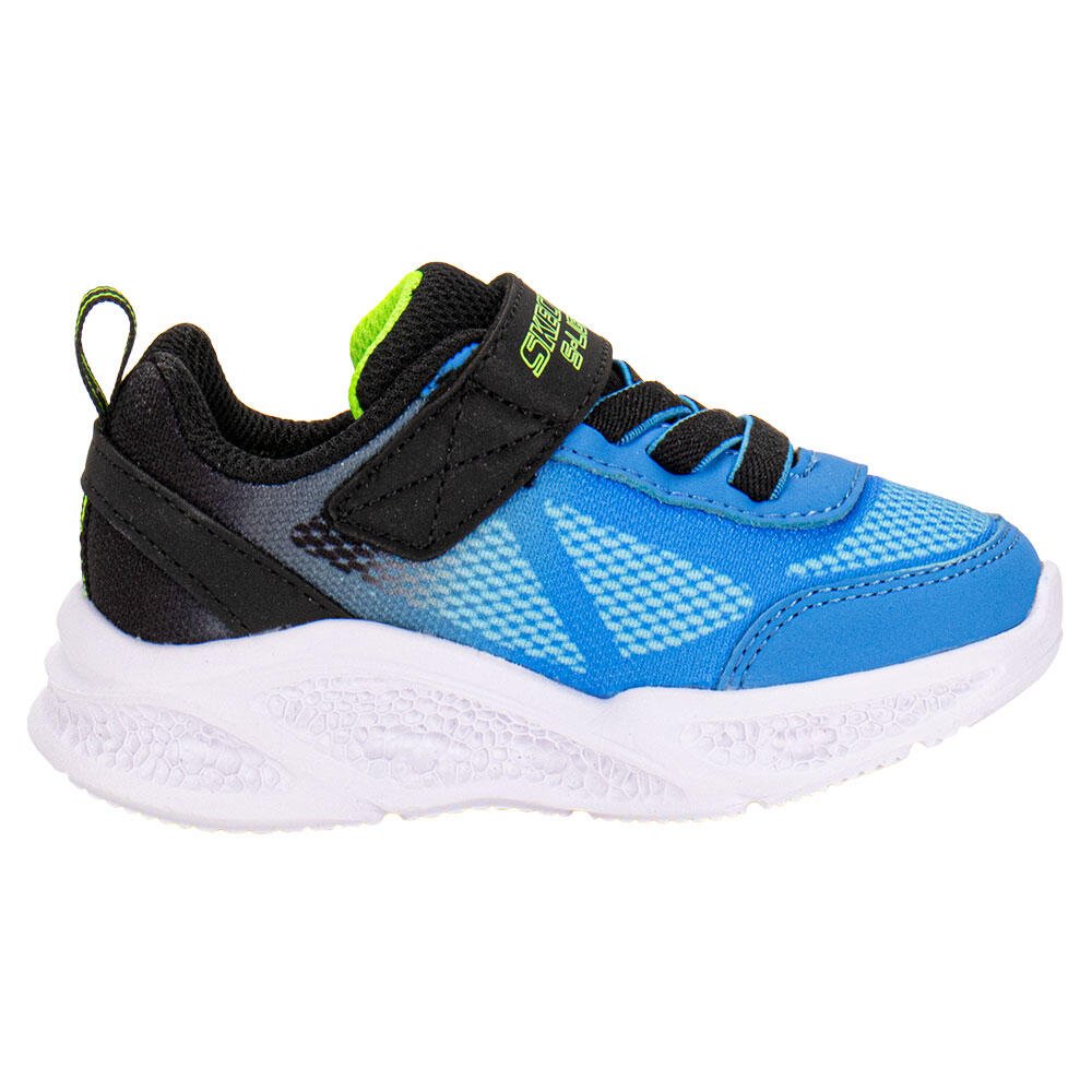 TÊNIS INFANTIL METEOR LIGTHS KRENDOX SKECHERS 401495N Preto/Azul