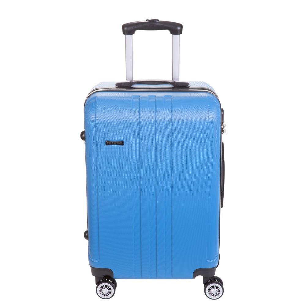 Mala de Viagem Média com Rodas 360° Gama 3 - Azul Azul