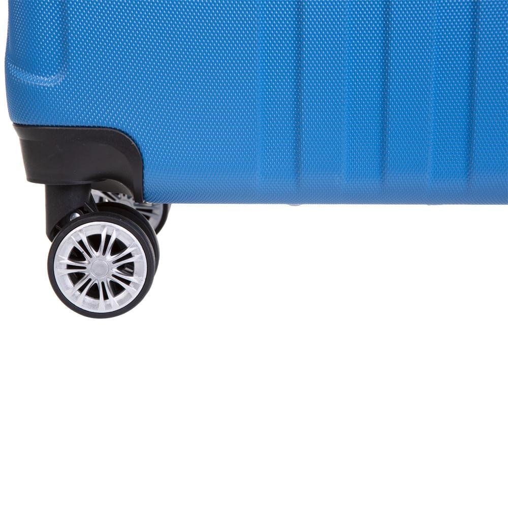 Mala de Viagem Média com Rodas 360° Gama 3 - Azul Azul