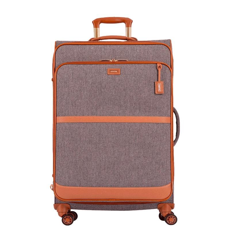 Mala de Viagem Grande com Rodas 360° Royale - Cinza Cinza