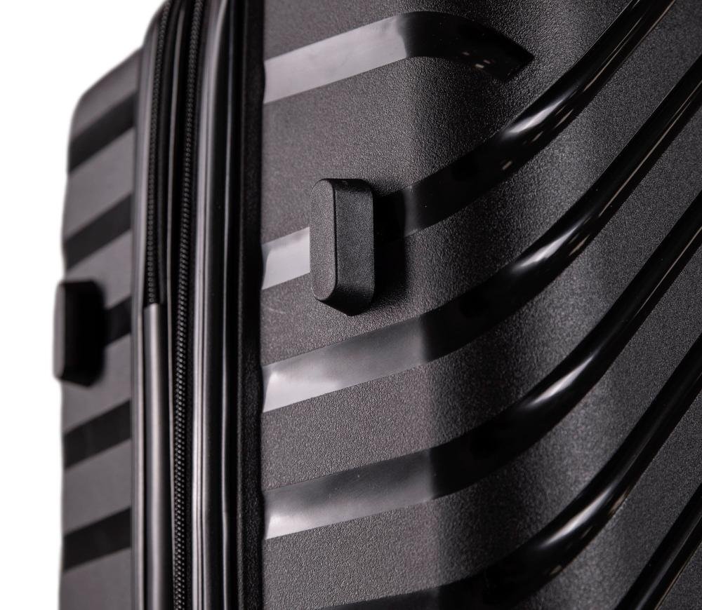 Mala de Viagem Grande com Rodas 360º PP Max - Preto Preto