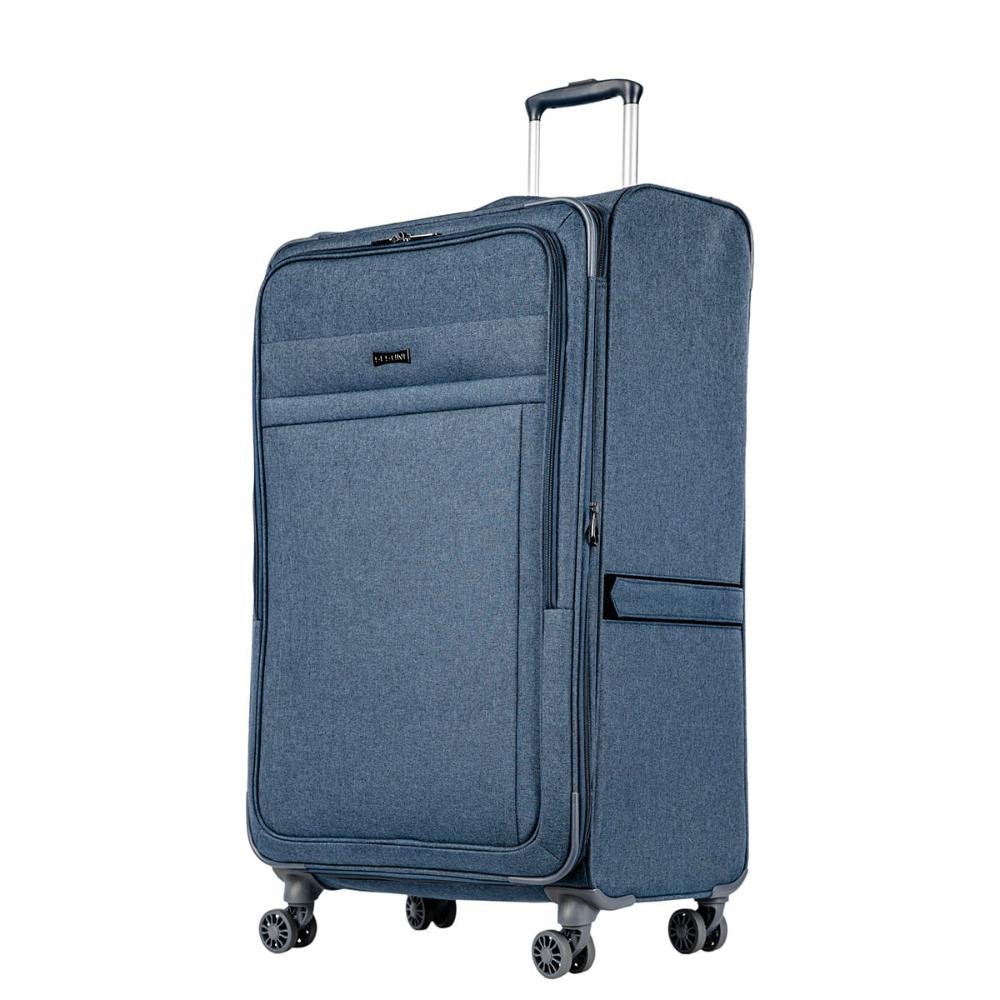 Mala de Viagem Grande com Rodas 360º Ultralight Hug 2T - Azul Azul