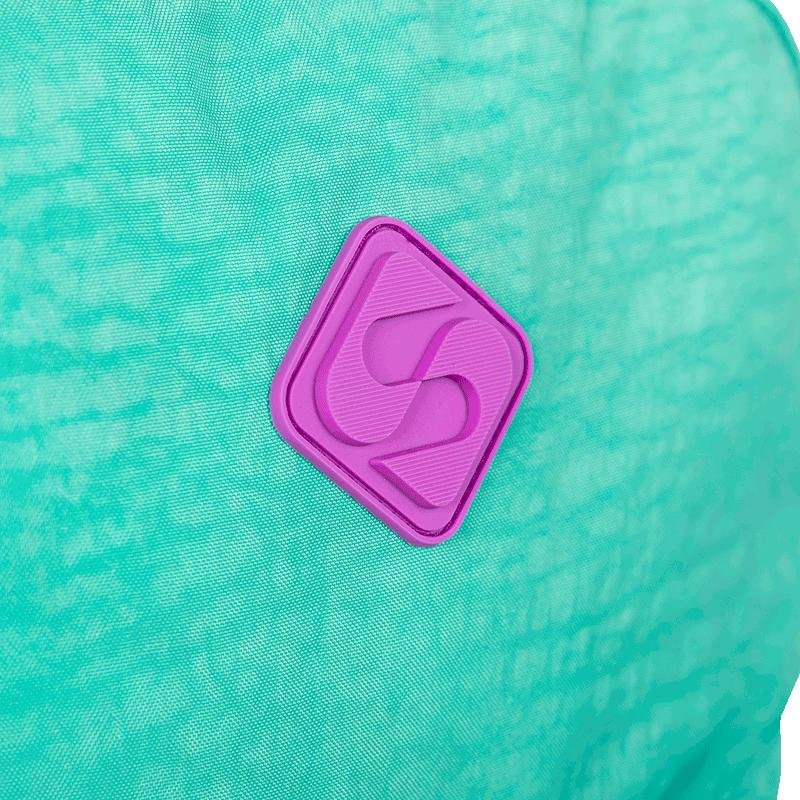 Mochila 2 Compartimentos Sestini College Crinkle 4 Azul - Turquesa Verde