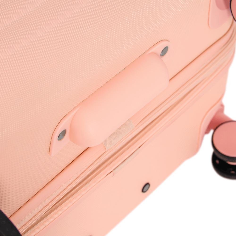 Kit 2 Malas de Viagem Média e Grande VEGA 3T - CORAL Pêssego