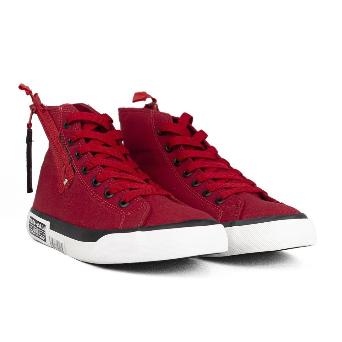 Tênis Coca Cola Atlanta Wave Zipper Vermelho