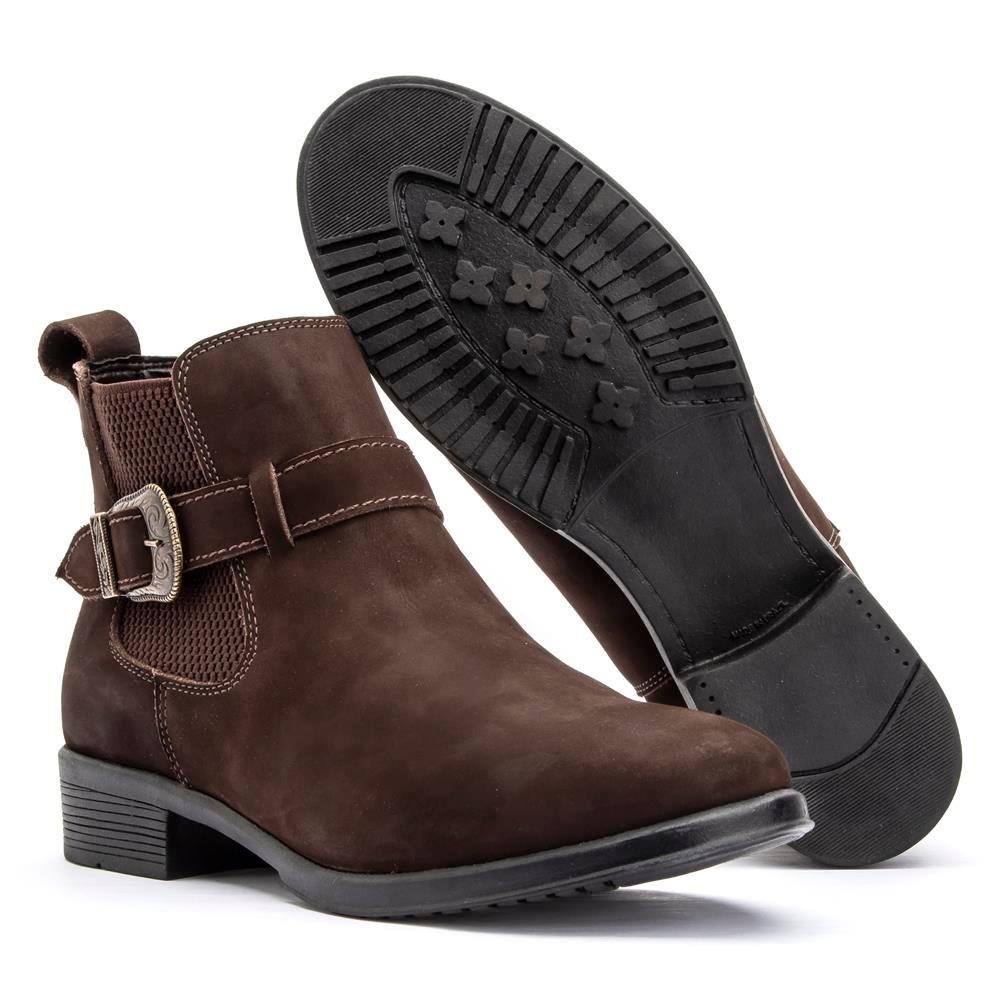 Bota Igo Chelsea Feminino Marrom