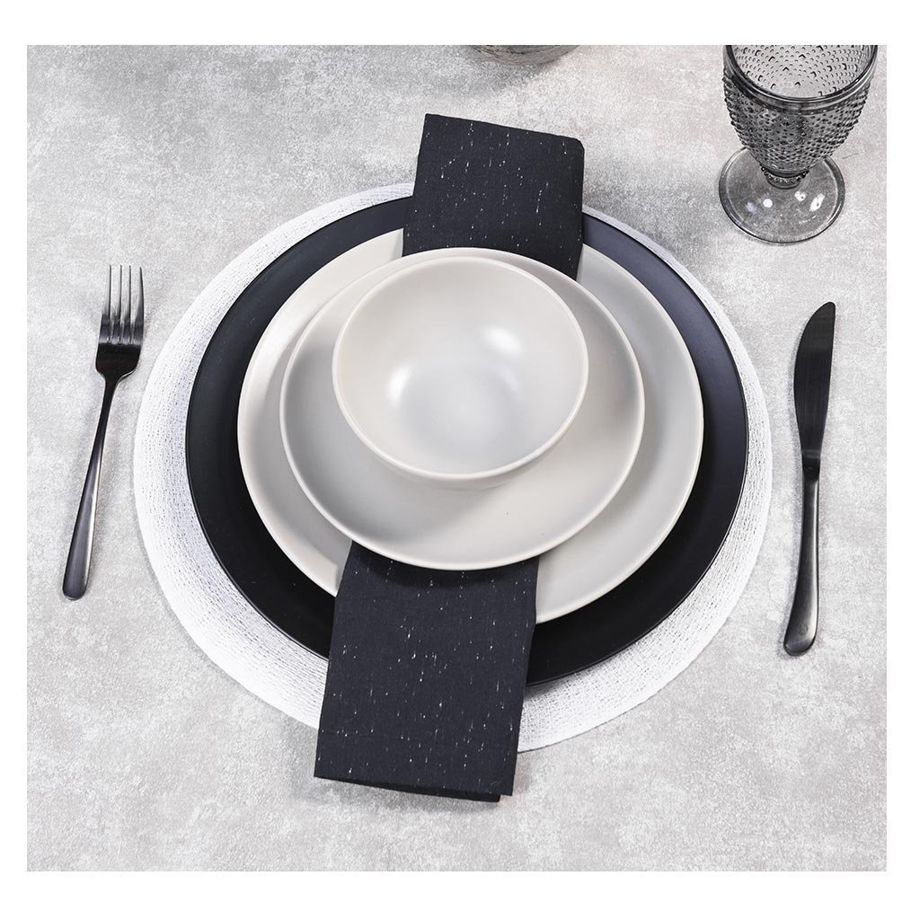 Guardanapo Cosmos Preto 42cm x 42cm Preto