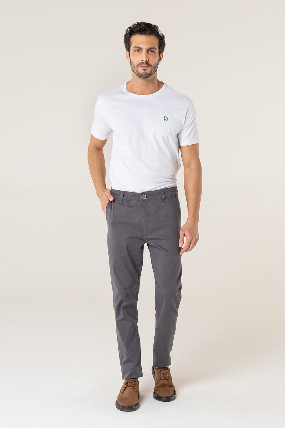 Calça Edward Chumbo Mr.Kitsch Cinza