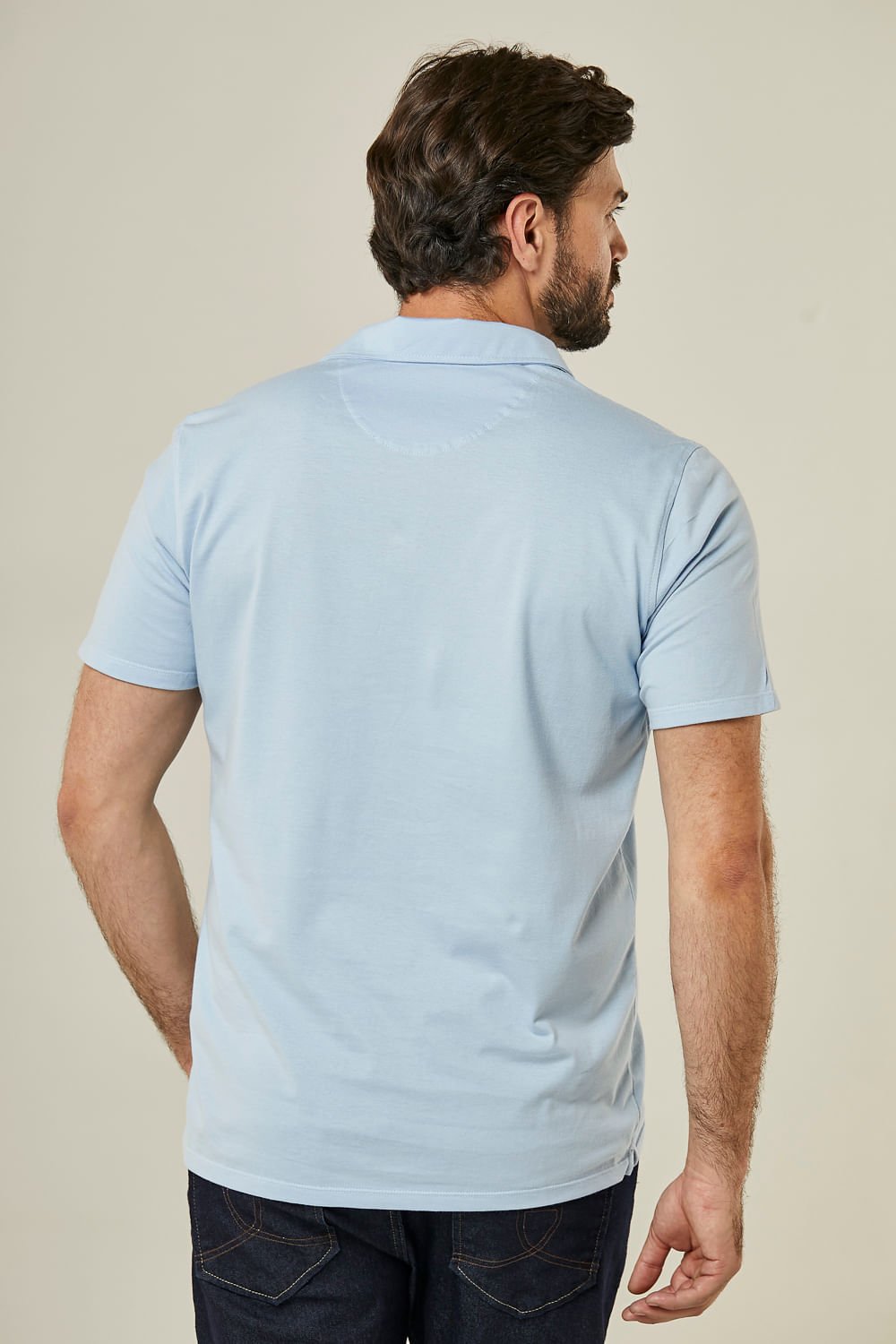 Polo Lucas Azul Claro Mr.Kitsch Azul