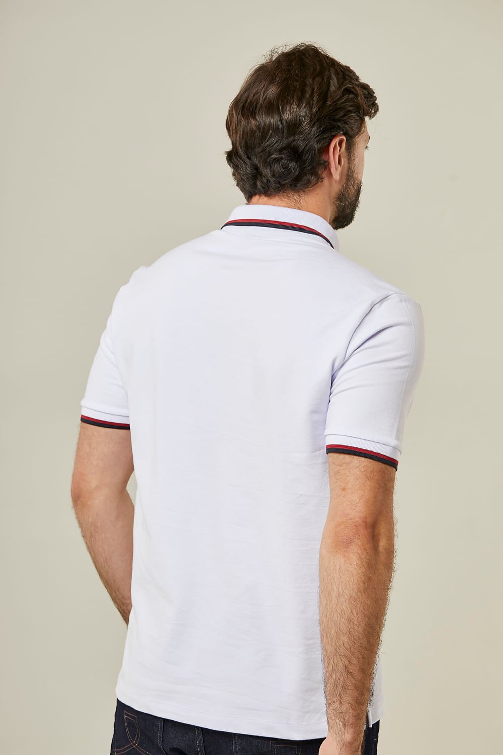 Polo Kevin-Branco Branco