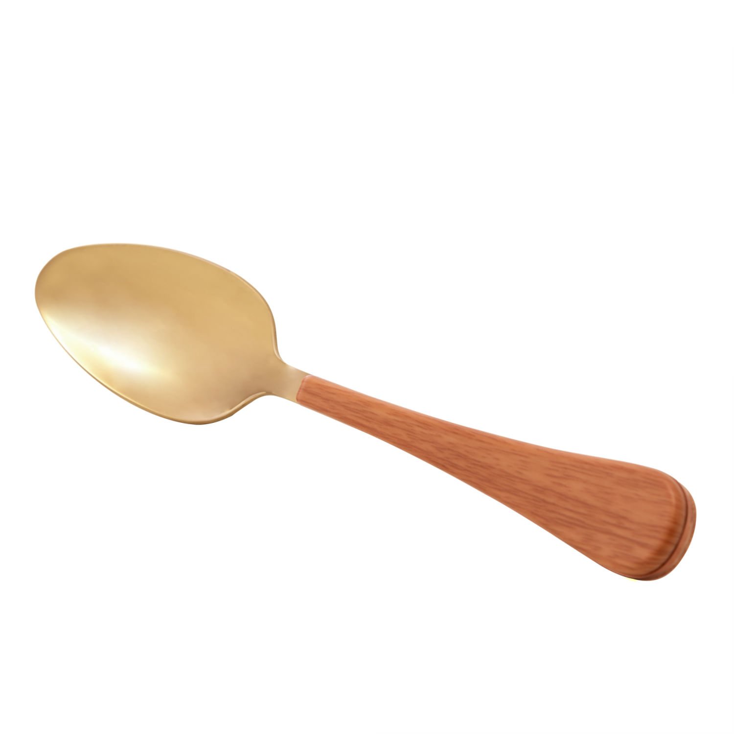 Conjunto 6 Colheres para Mesa de Aço Inox com Cabo em Plástico ...