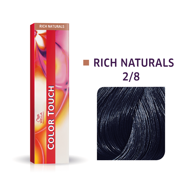 Wella Professionals Color Touch 2/8 Preto Azulado - Tonalizante 60g Cor ...