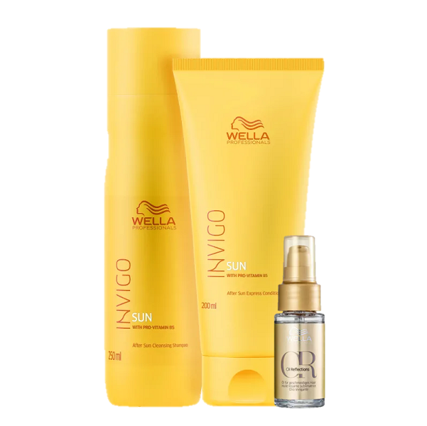 Wella Professionals Invigo Sun Duo Home Care e Oil Reflections 30ml ÚNICO