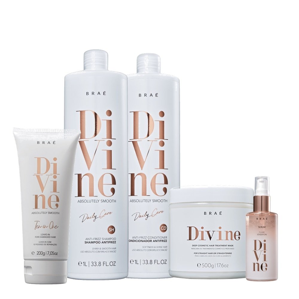 Brae Divine kit completo com 5 produtos ÚNICO