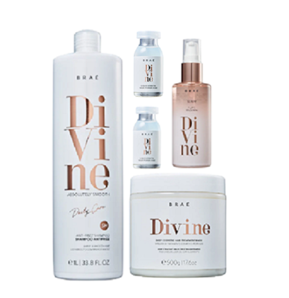 Brae Divine Shampoo Antifrizz 1L+Mascara 500g+Serum 60ml+ 2 Ampolas ...