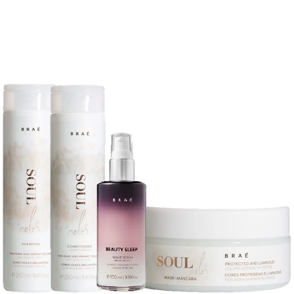 BRAE Soul Color Duo 250ml Mascara 200g e Beauty Sleep 100ml ÚNICO