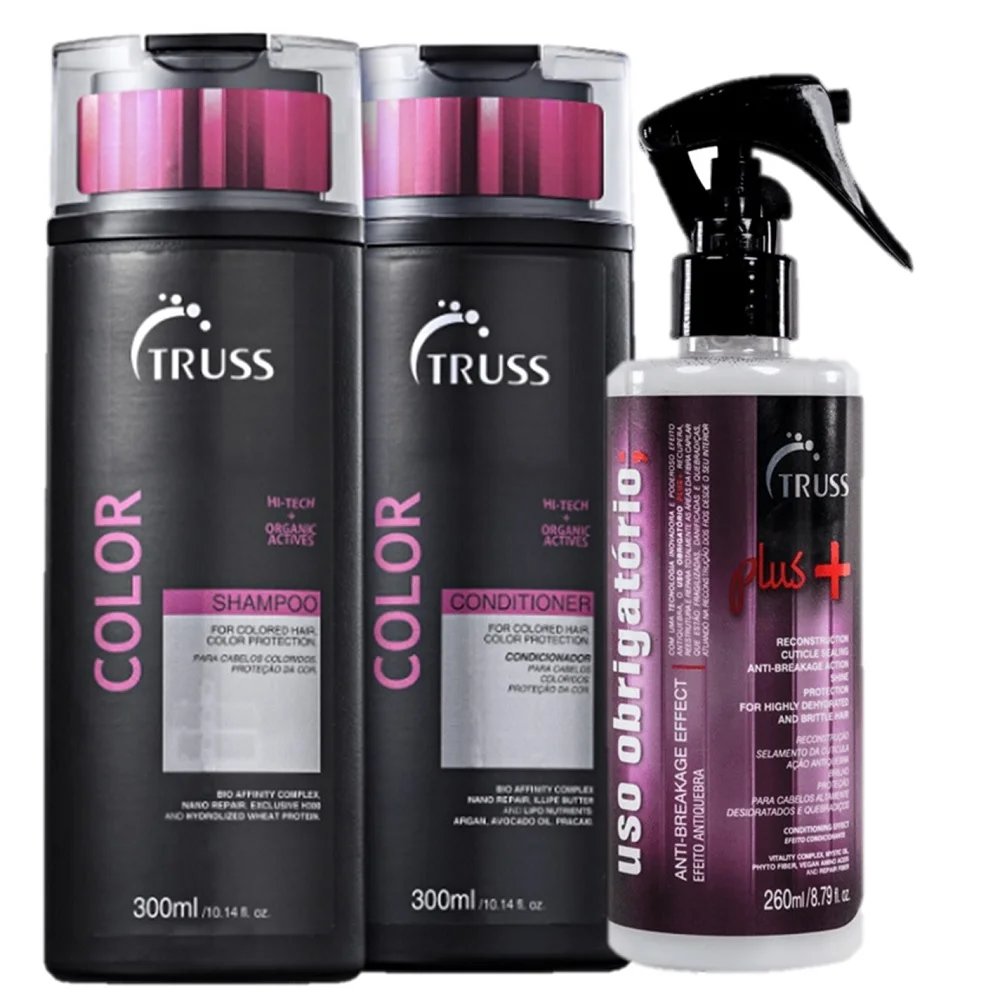 Kit Truss Color Plus Cabelos Coloridos (3 Produtos) ÚNICO