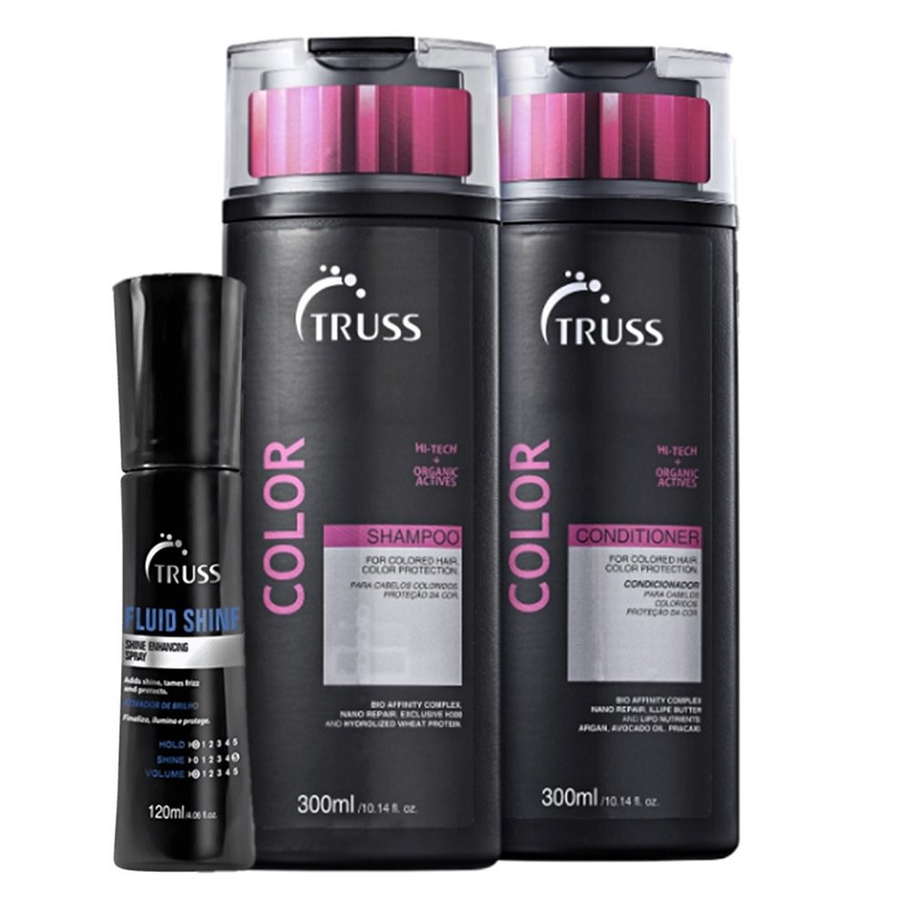 Kit Truss Color Shine Cabelos Coloridos (3 Produtos) ÚNICO
