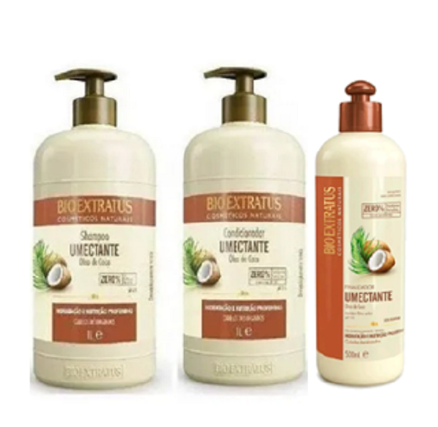 Bio Extratus Umectante Oleo de Coco (Shampoo+Condicionador 1L ...