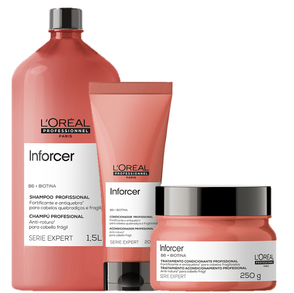 Kit LOreal Professionnel Inforcer Serie Expert Shampoo 1,5L ...