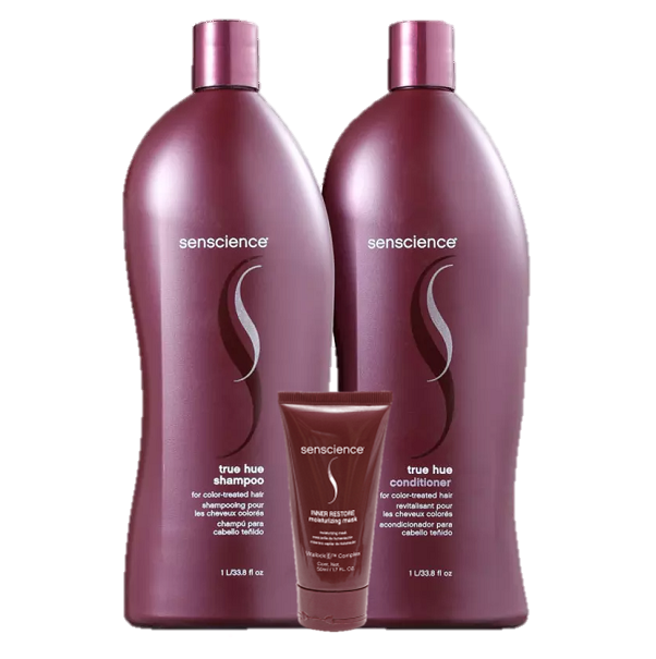 Senscience True Hue Duo 1L e Inner Restore Moisturizing Mask 50ml ÚNICO