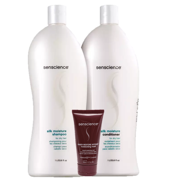 Senscience Silk Moisture Duo 1L e Inner Restore Intensif Moisturizing ...