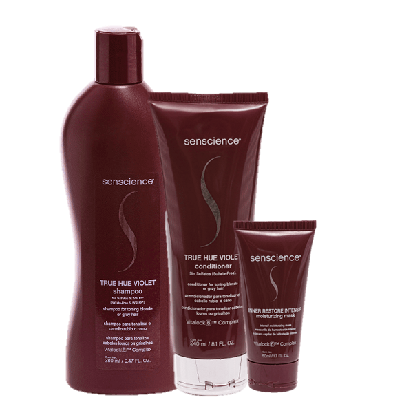 Senscience True Hue Violet Duo Home Care e Inner Restore Intensif ...