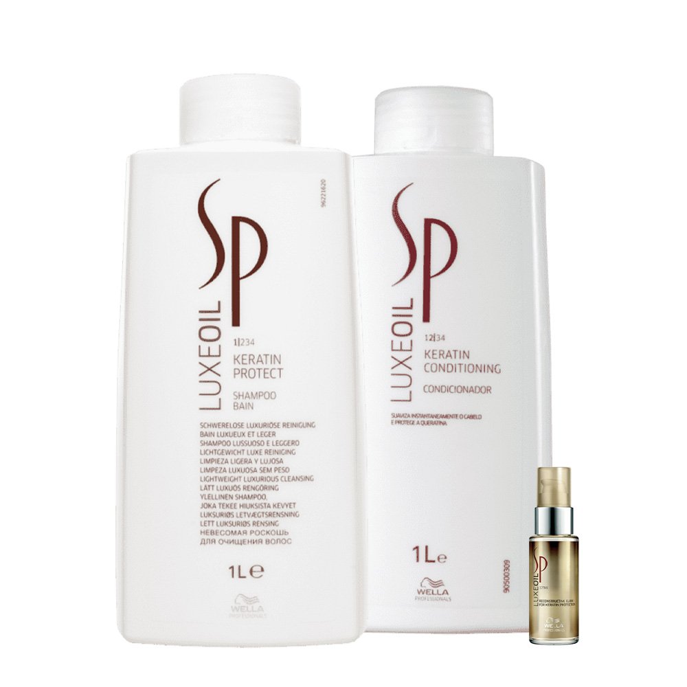 Kit SP System Professional Luxe Oil Keratin e Oil Reconstructive 30ml ...