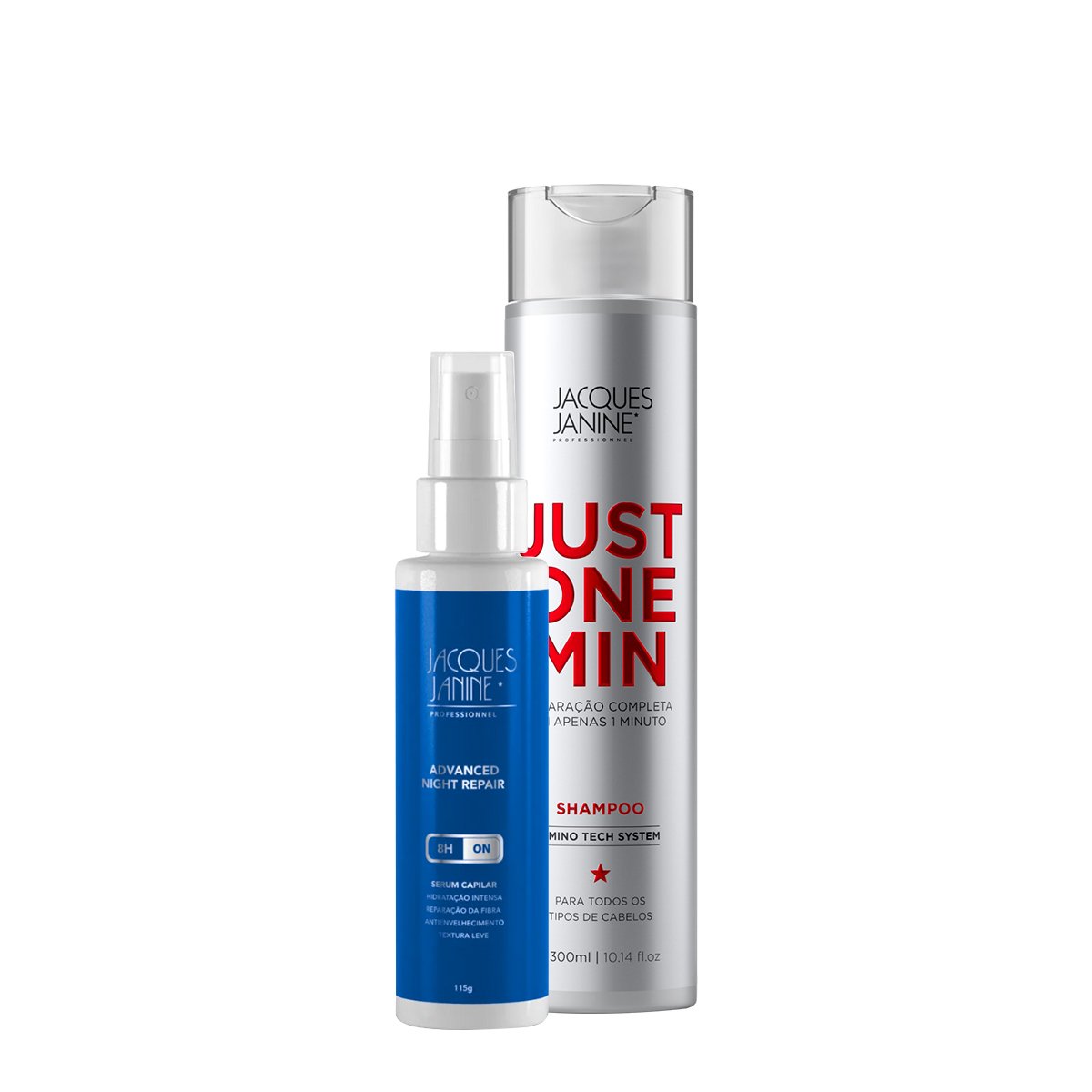 Kit Jacques Janine Professionnel Just One Min e Night Serum (2 produtos ...