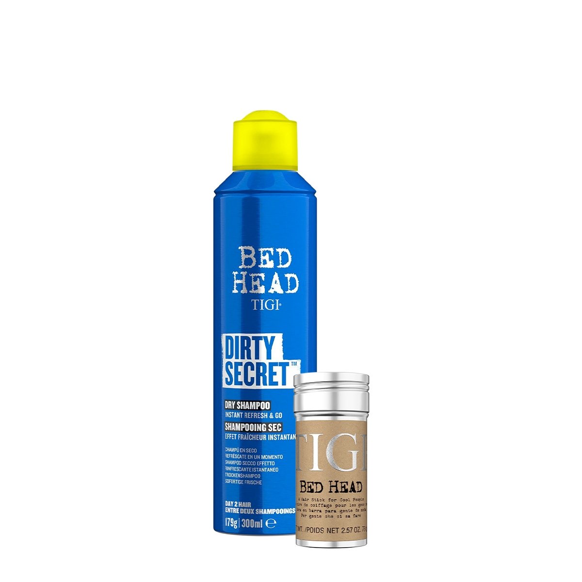 Kit TIGI Bed Head Head Dirty Secret Dry Shampoo a Seco e Hair Stick ...
