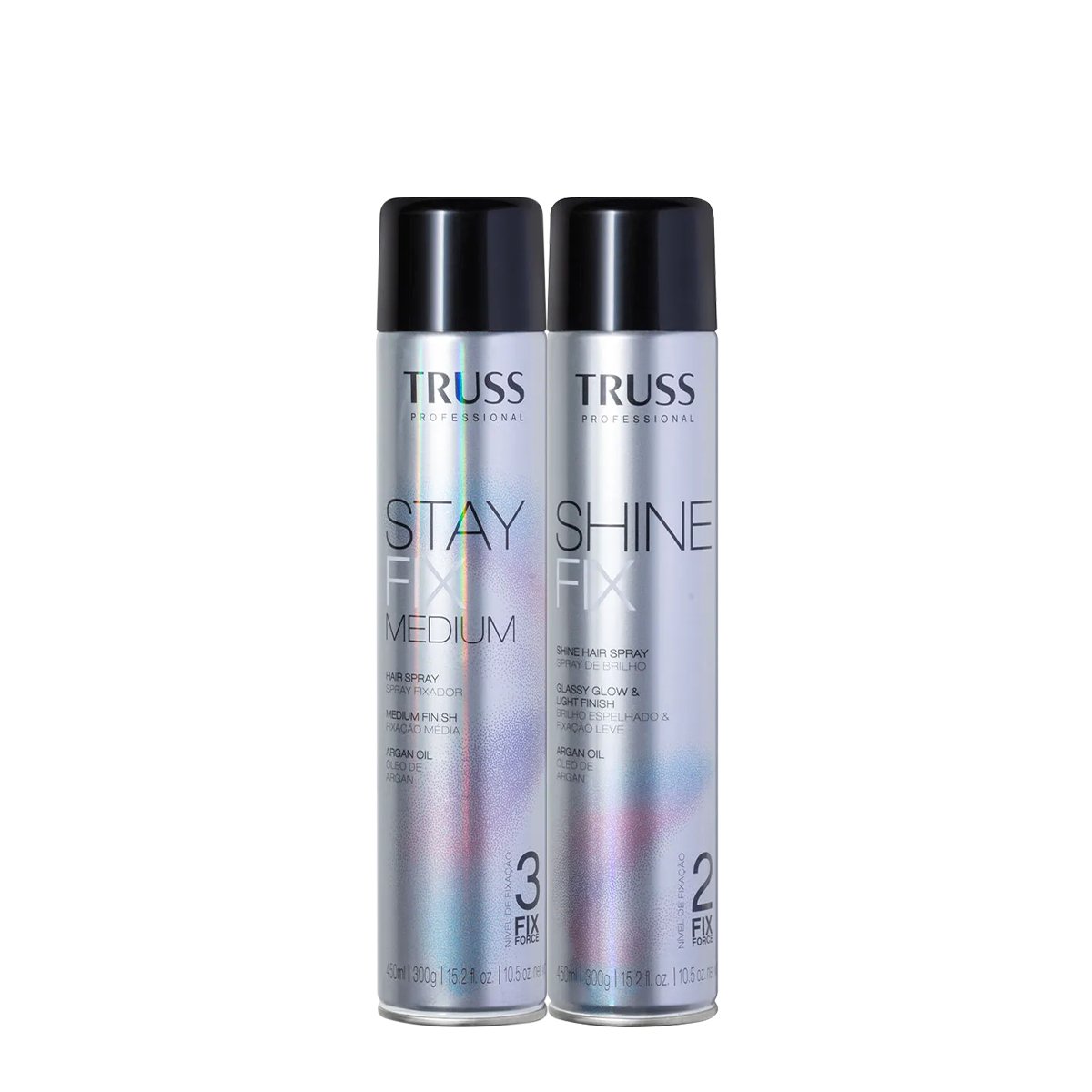 Kit Truss Modelador Medium e Shine Fix Spray de Brilho (2 produtos) ÚNICO