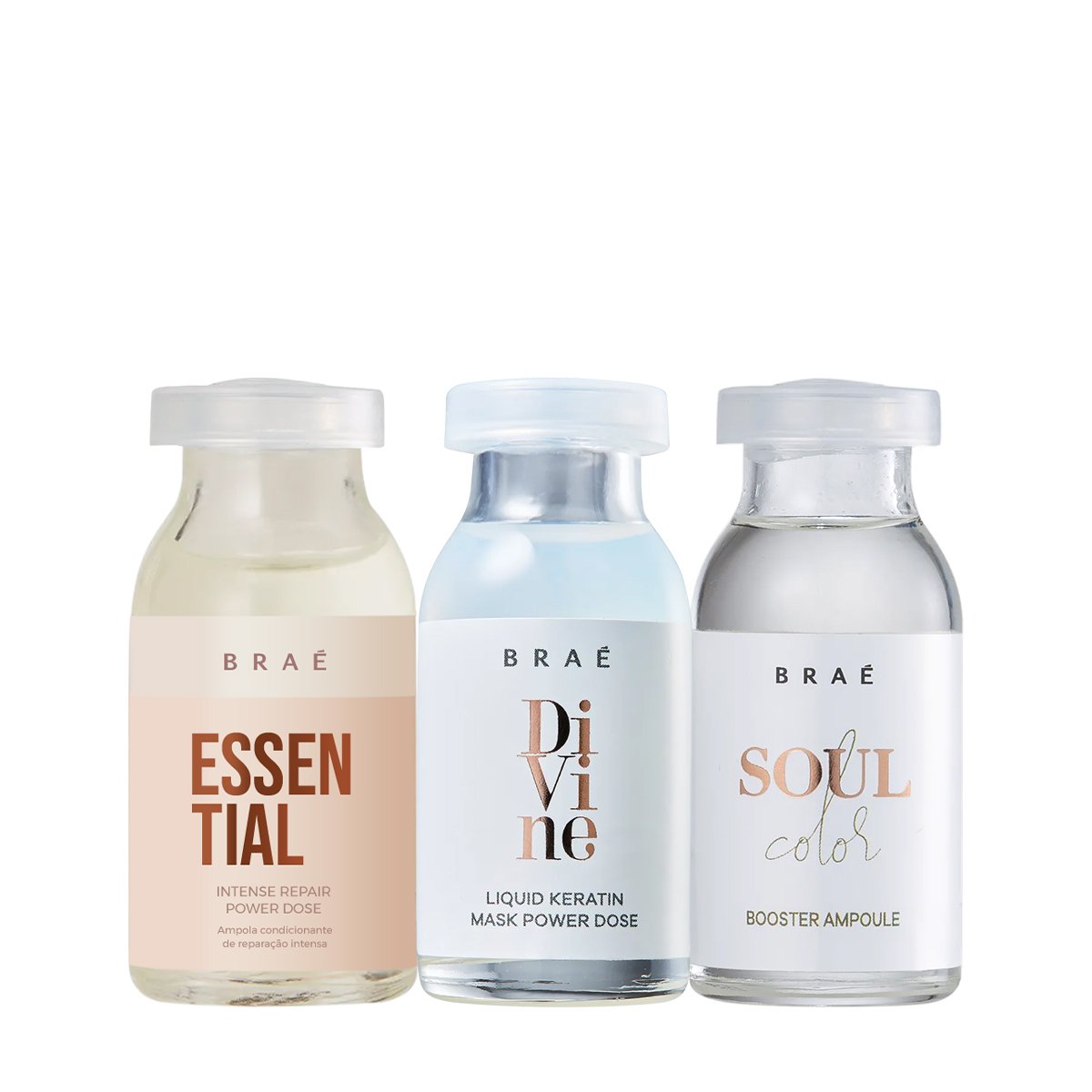 Kit Brae Essential Divine Soul Color Ampola Capilar (3 produtos) ÚNICO