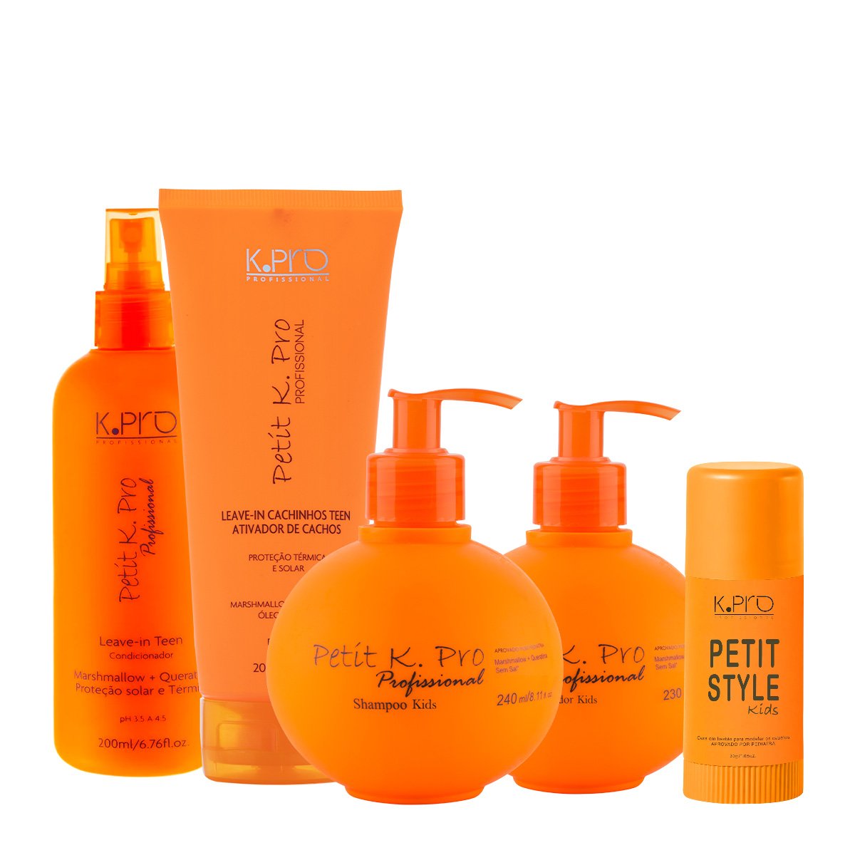 Kit K.Pro Profissional Petit Kids (5 produtos) ÚNICO