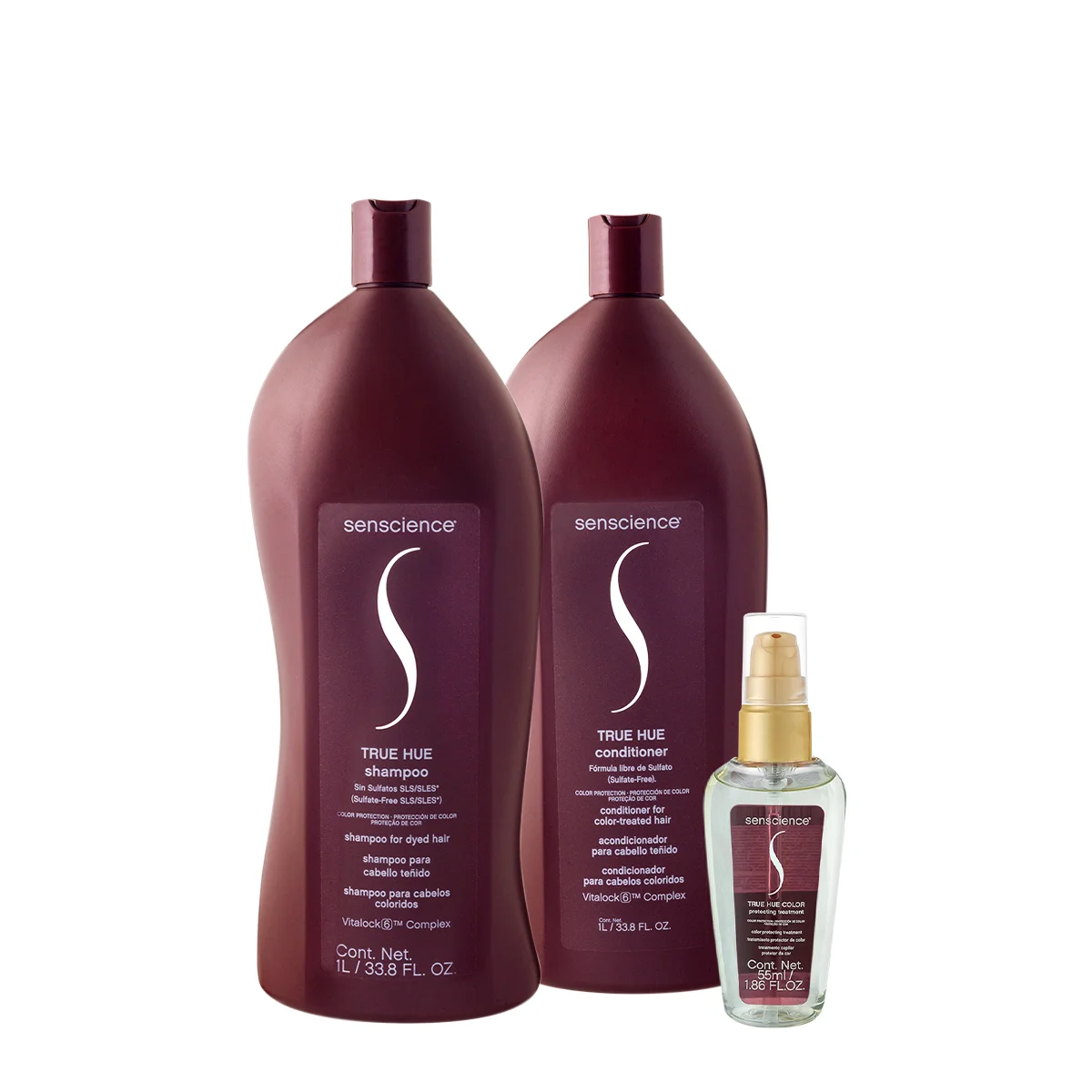 Kit Senscience True Hue Salon Serum (3 produtos) ÚNICO