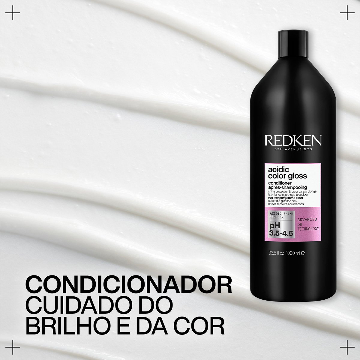 Kit Redken Acidic Color Gloss Rinse Out Salon (4 produtos) ÚNICO