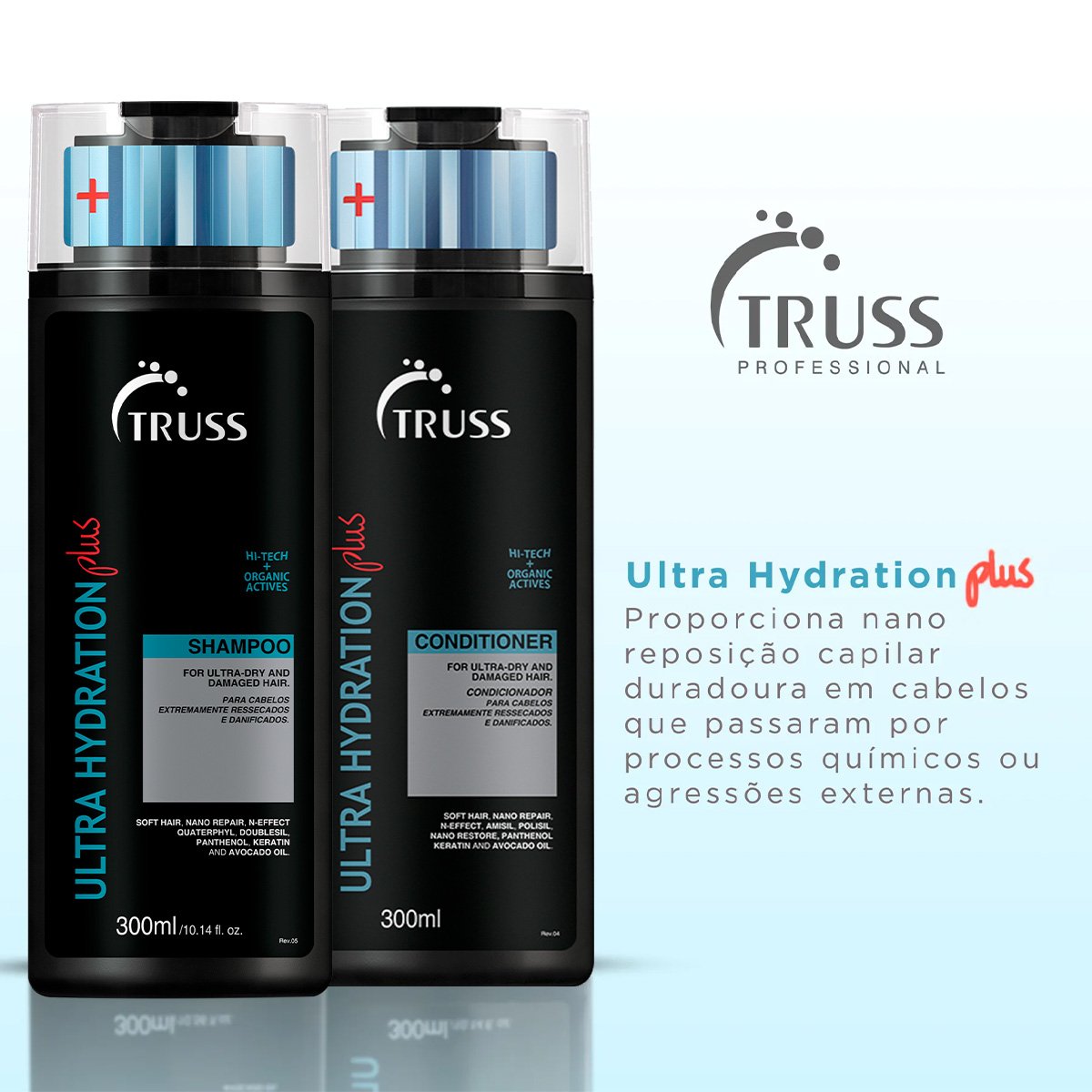 Kit Truss Ultra Hydration Plus Uso Obrigatorio Duo Reconstrutor (3 ...