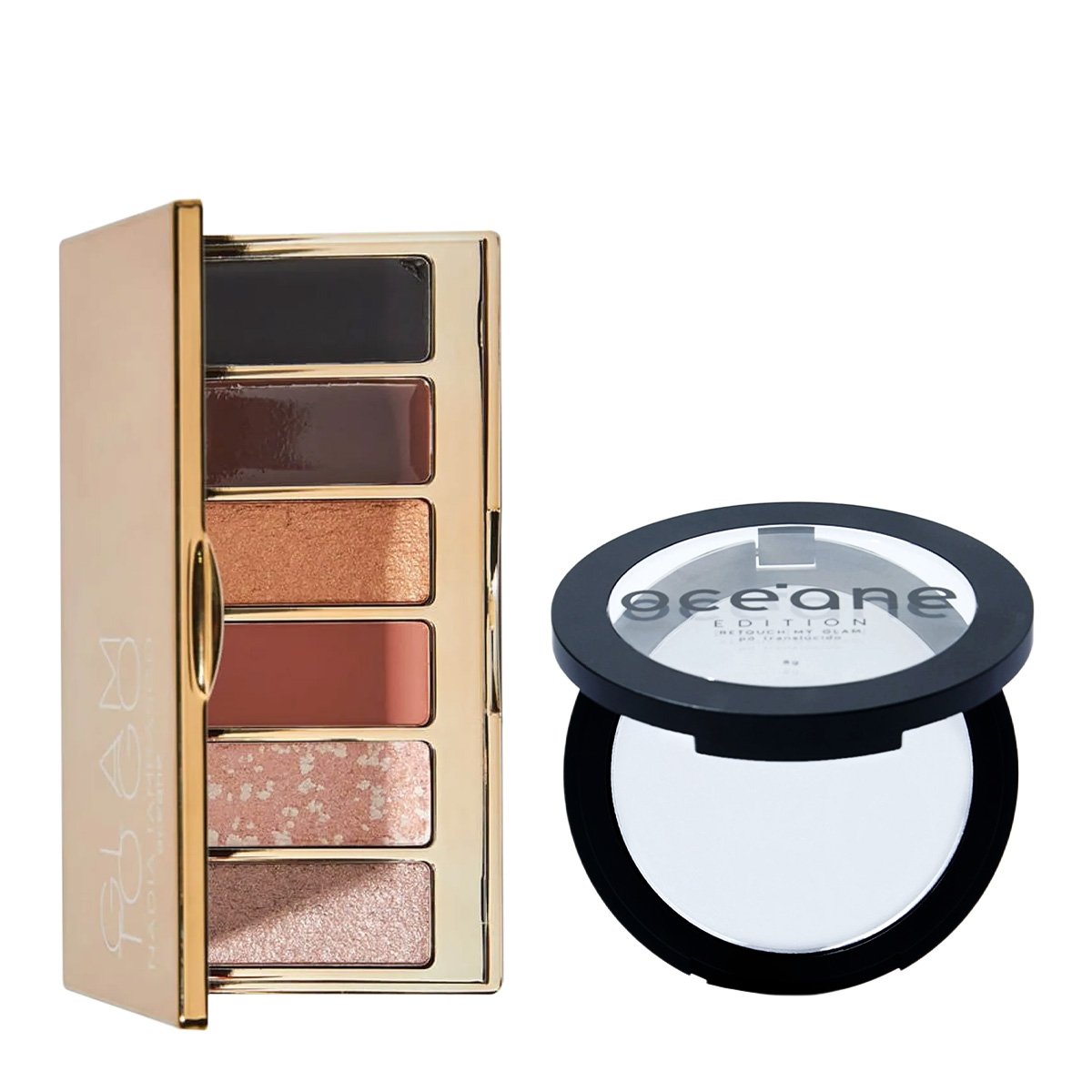 Kit Oceane Retouch My Glam Po Compacto Translucido e Nadia Tambasco By ...