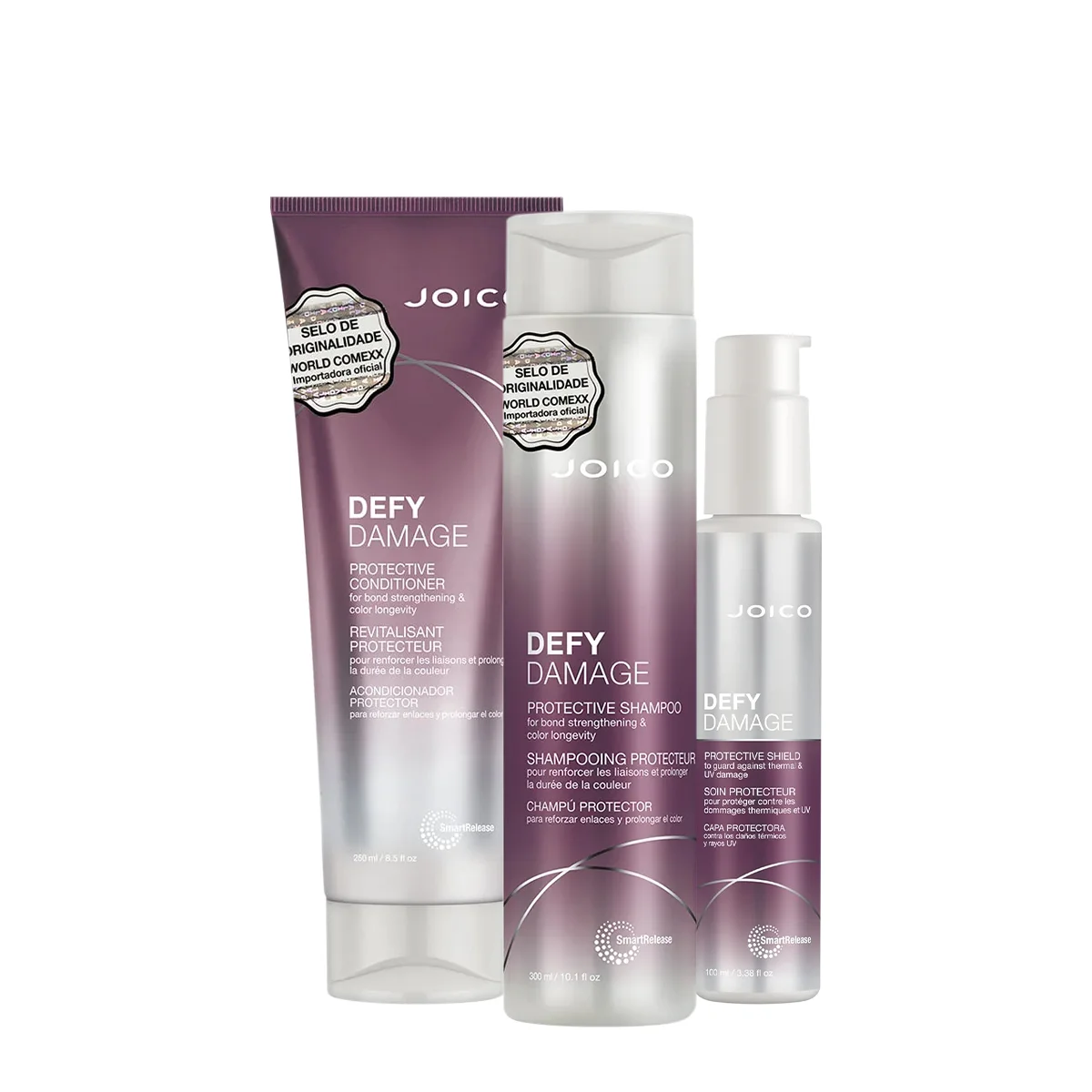 Kit Joico Defy Damage Protective Duo Shield (3 produtos) ÚNICO