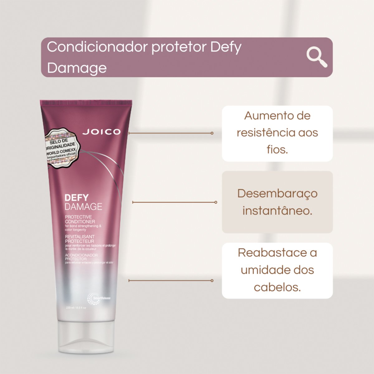 Kit Joico Defy Damage Protective Duo Shield (3 produtos) ÚNICO