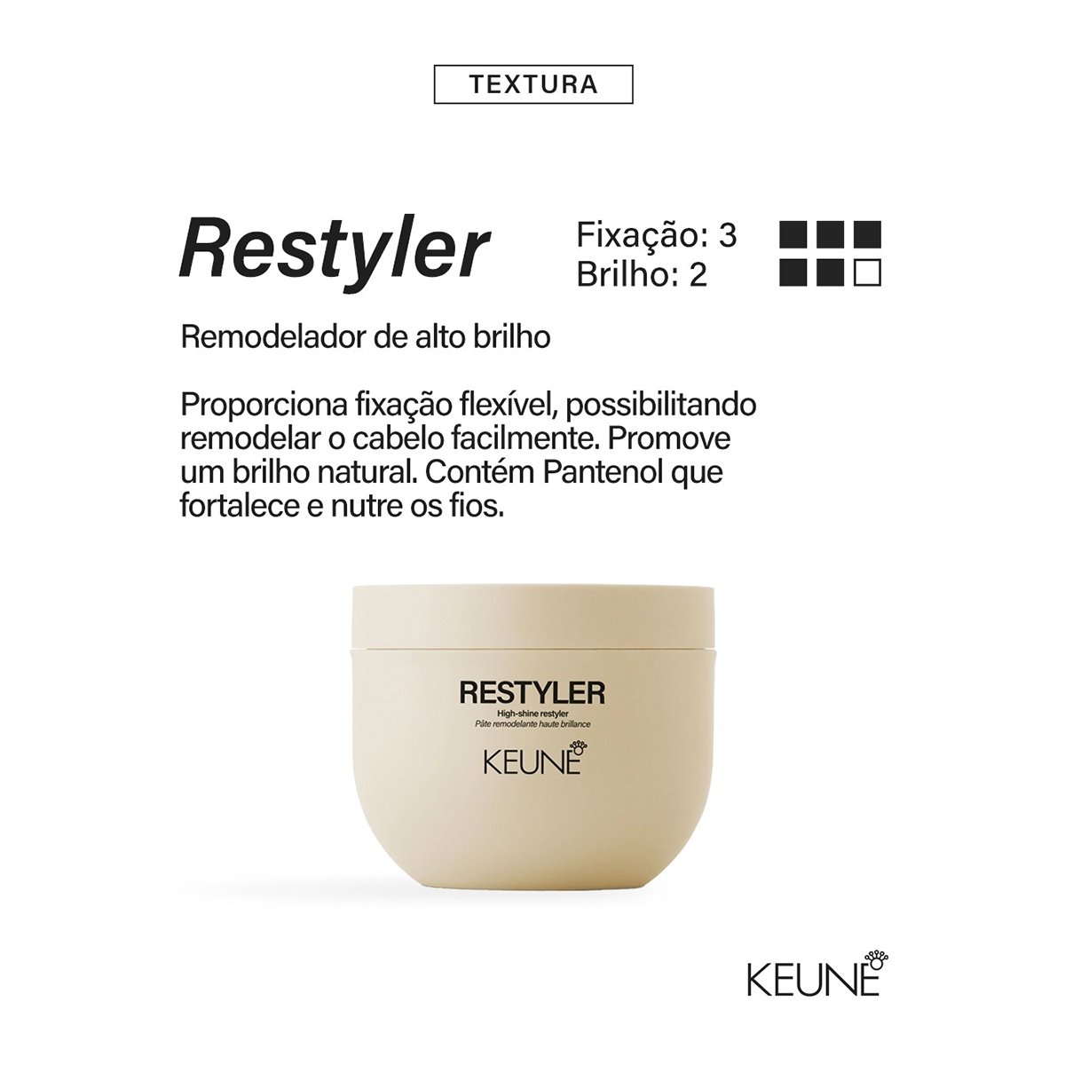 Keune Style Restyler - Pasta Modeladora 100ml 100ml