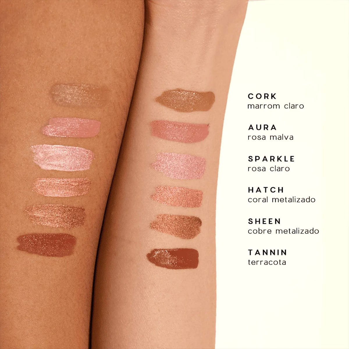 Oceane Edition Liquid Eyeshadow Sheen Cobre - Sombra Liquida 4g 4g