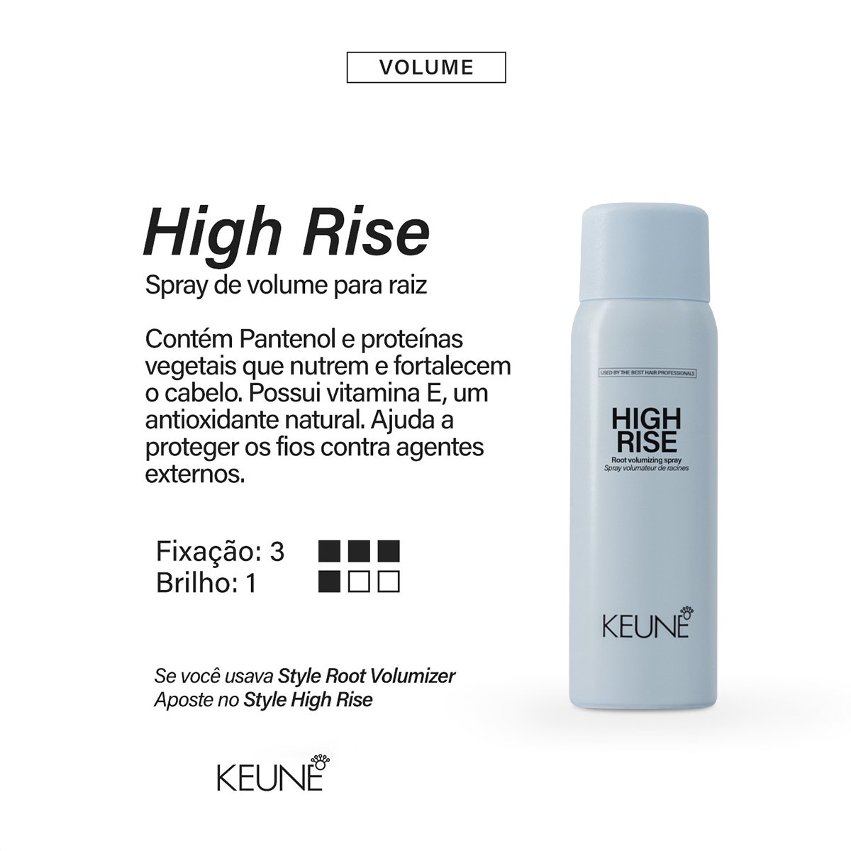 Keune Style High Rise - Spray Volumizador 75ml 75ml