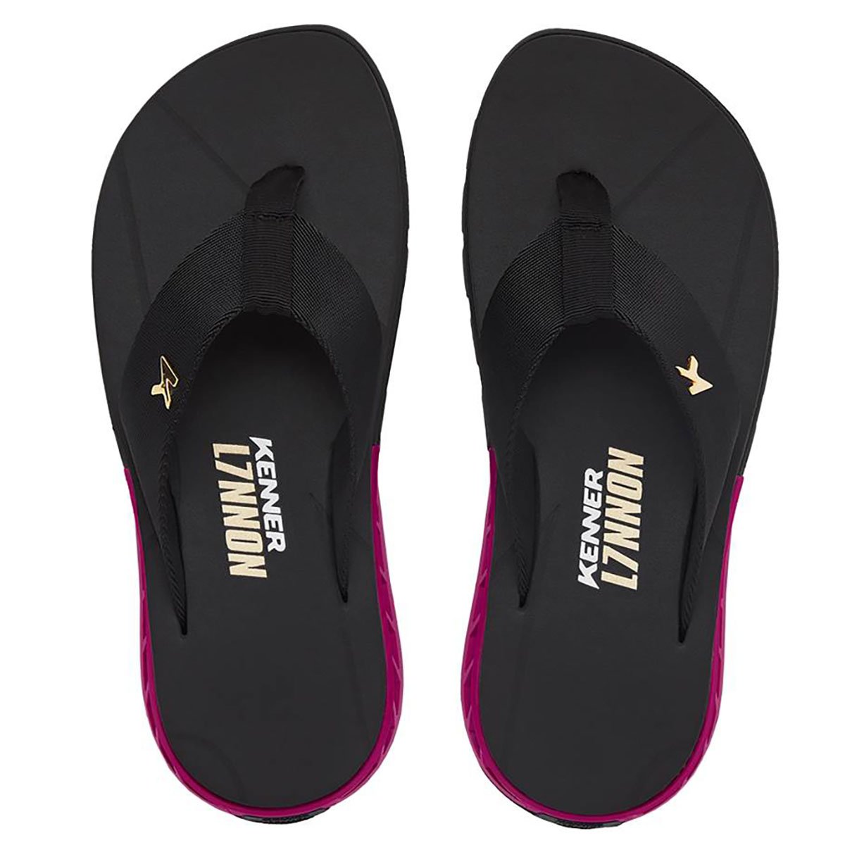 Sandália Kenner Rakka L7 U2 - Preto e Rosa Preto