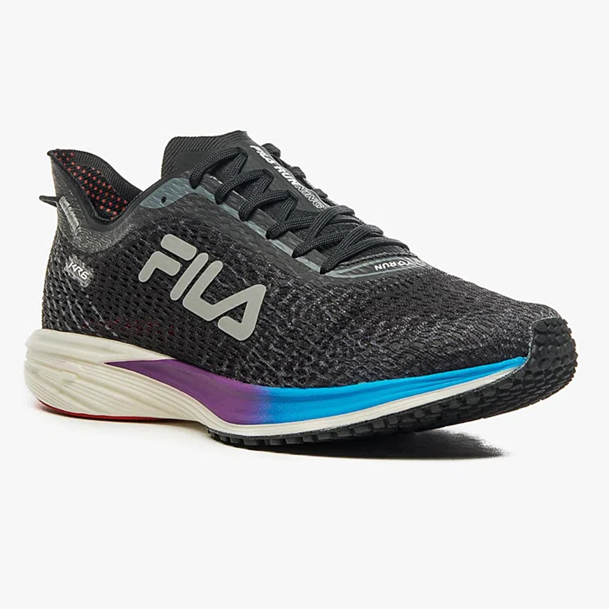 Tênis Fila KR6 Masculino - Preto e Roxo Preto