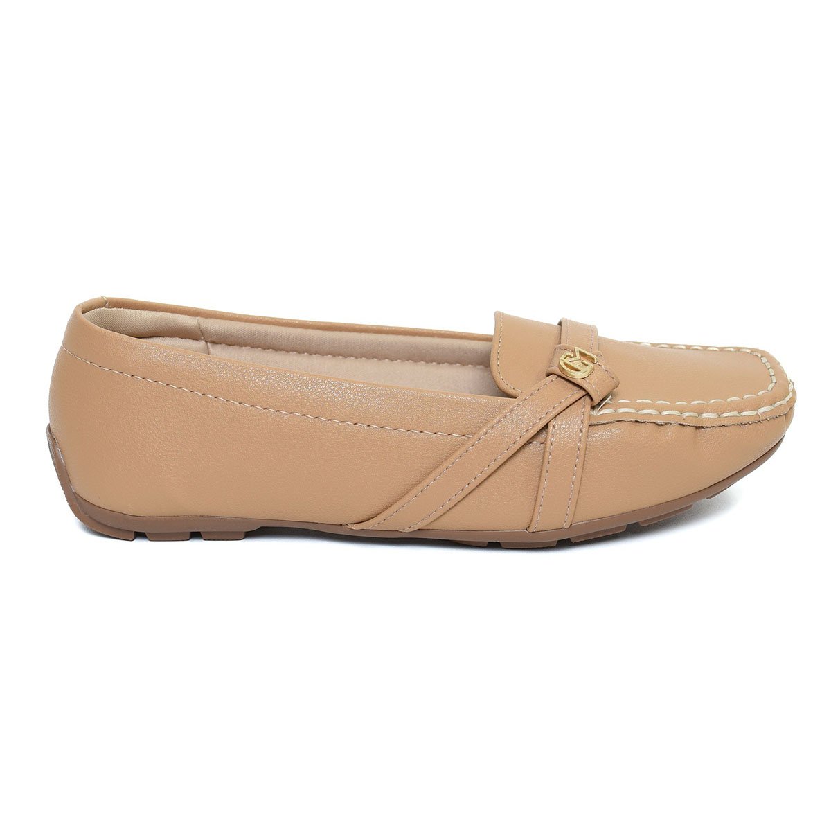 Mocassim Modare Ultra Conforto Feminino - Marrom Claro Marrom