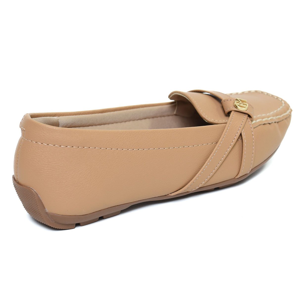 Mocassim Modare Ultra Conforto Feminino - Marrom Claro Marrom