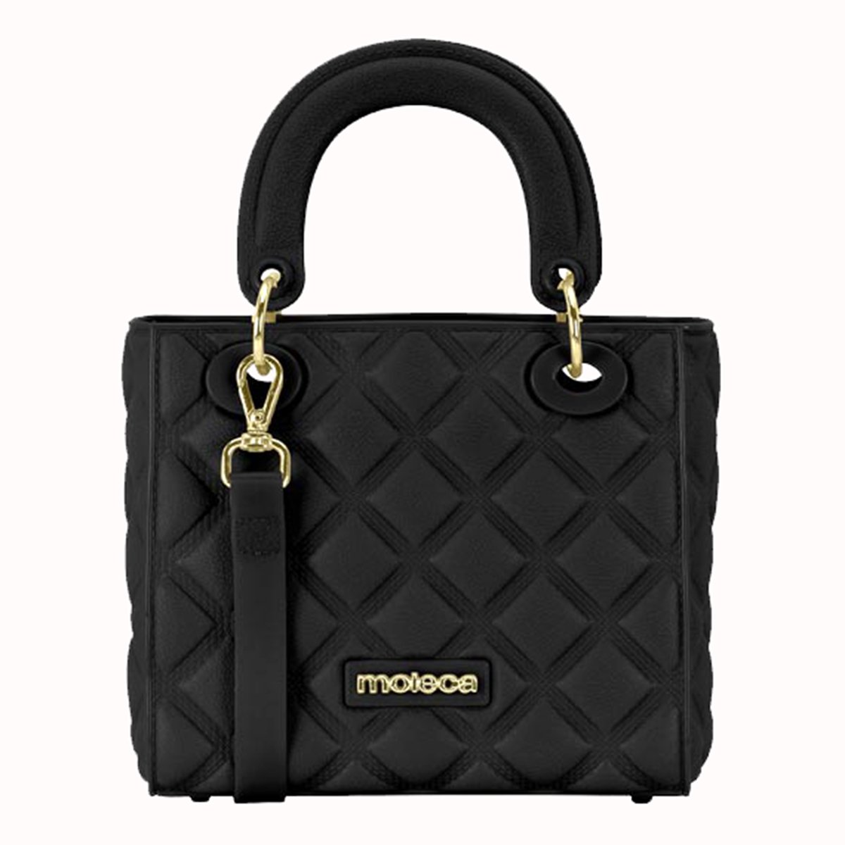Bolsa Moleca Mini Bag Tiracolo Feminina - Preto Preto
