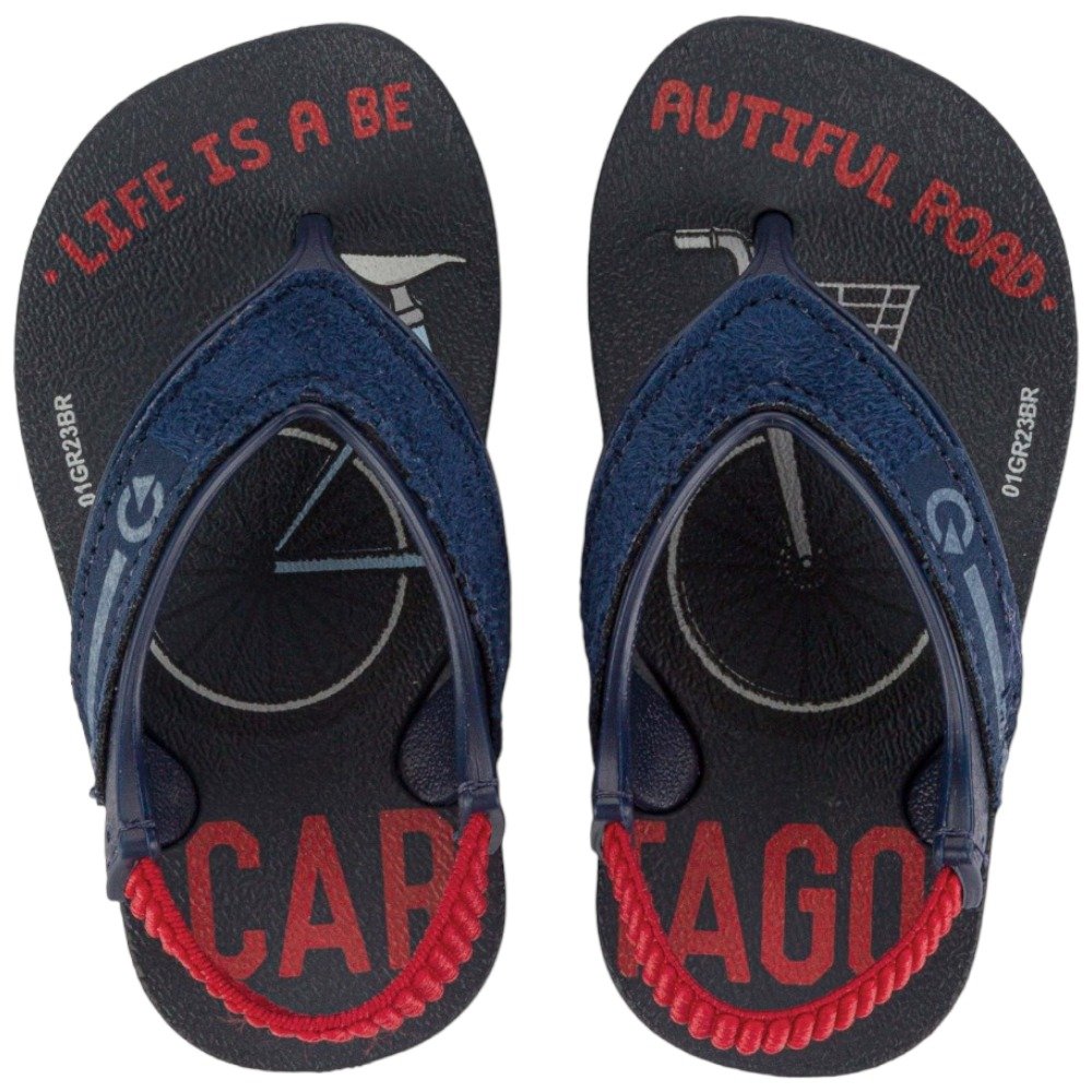 Chinelo Dedo Cartago Dakar Plus Baby Grendene 11493 Azul